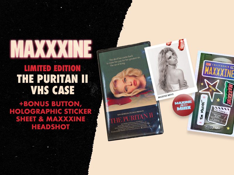 Take Home A Gruesome MAXXXINE Souvenir With Our THE PURITAN II VHS Case | National News | Alamo ...